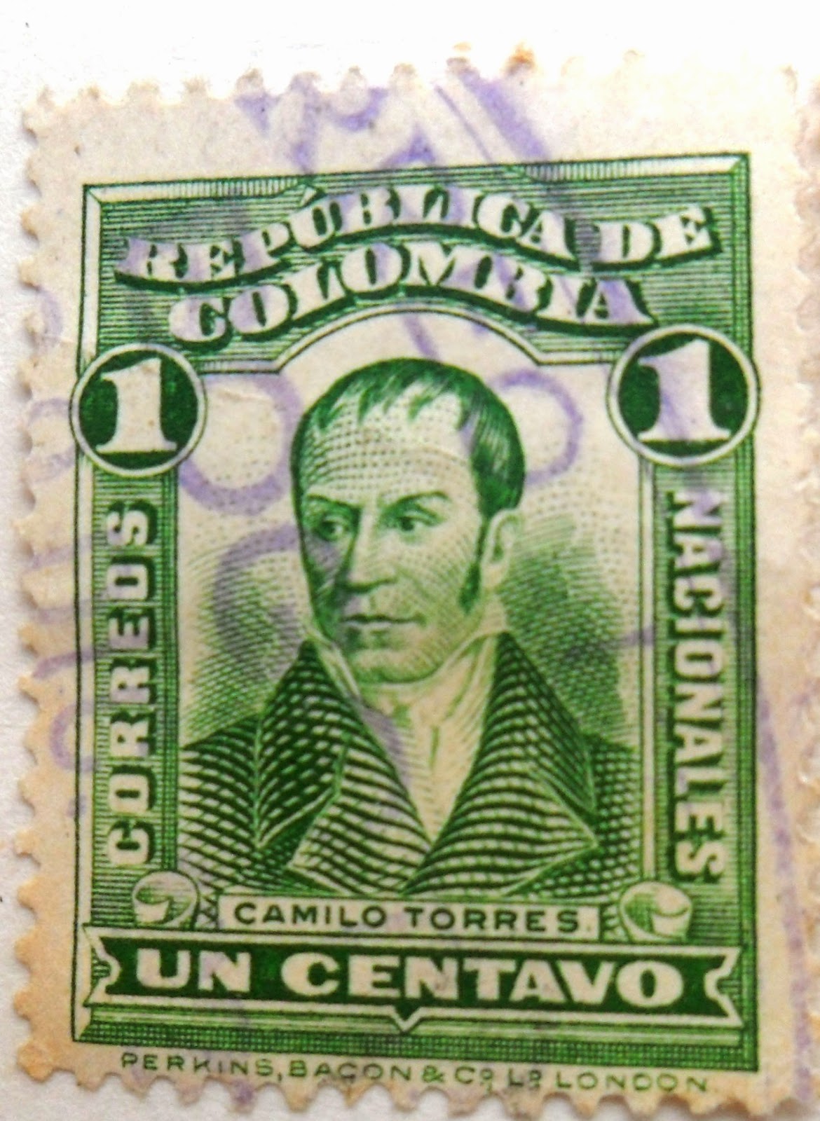 ATTICMARKETSHOP-OLD POSTCARDS-STAMPS : COLOMBIA STAMPS OLD COLLECTION ...