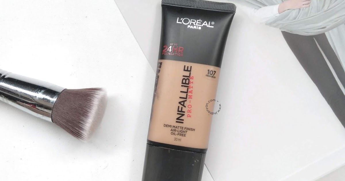 [REVIEW] L'Oreal Infallible Pro Matte - 107 Fresh Beige | What Indira Loves