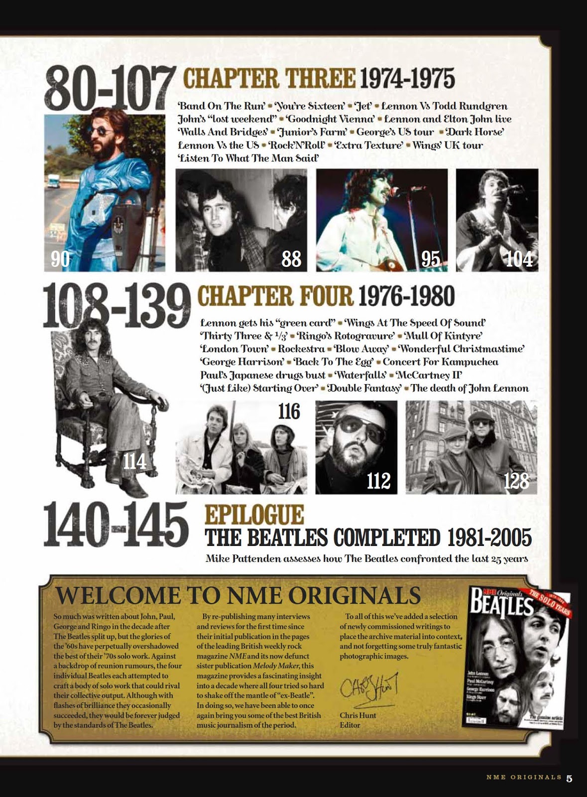 The BEATLES Illustrated: The Beatles. The Solo years 1970-1980 · NME ...
