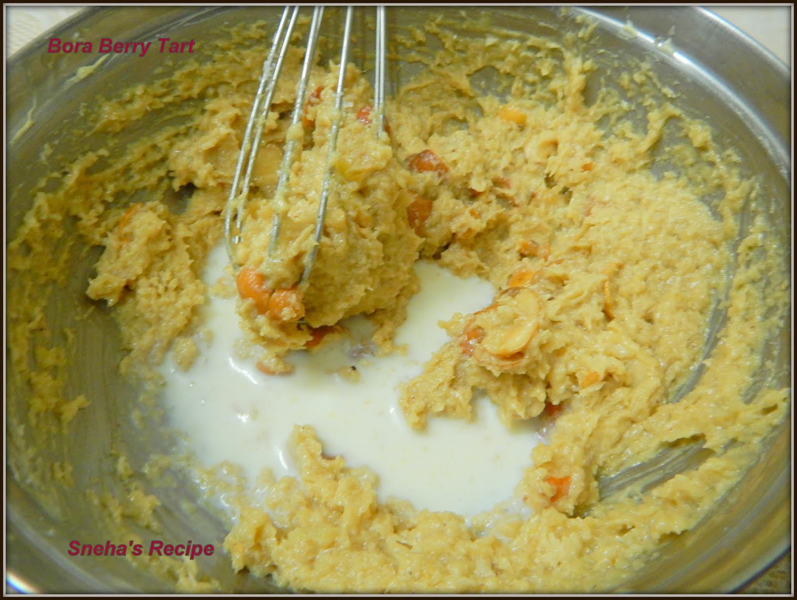 Bora Berry Tart#BakingBloggers - Sneha's Recipe