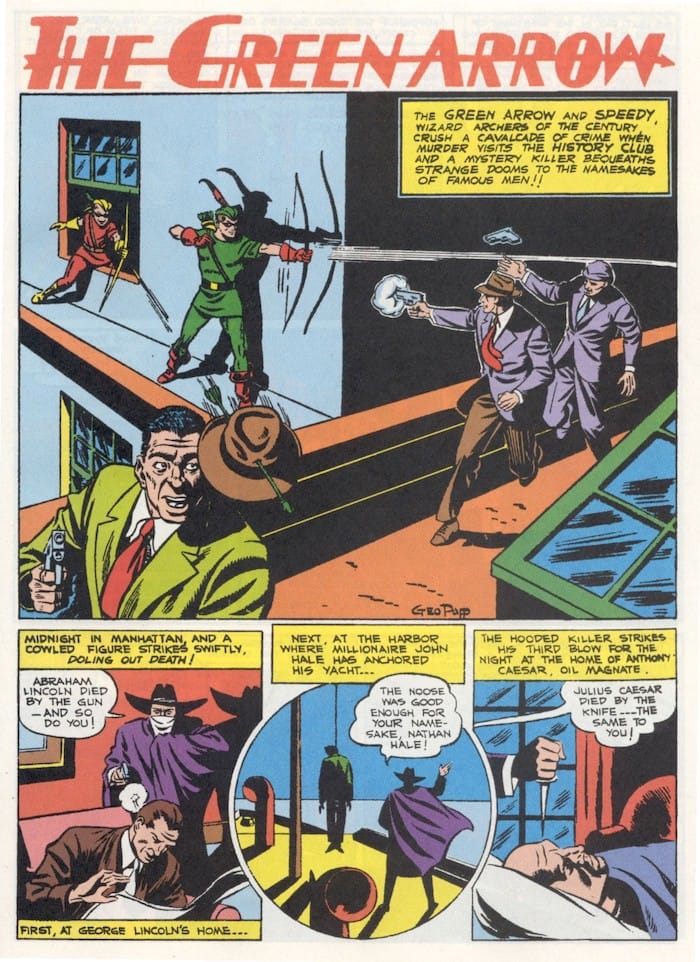 More Fun Comics #73 - 1st Aquaman, Green Arrow - Pencil Ink