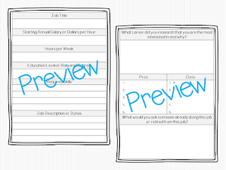 Lesson Plans & More by Mrs Wenning's Classroom!: Career Research ...