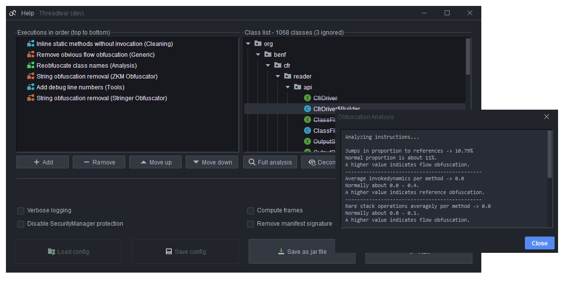 Threadtear - Multifunctional Java Deobfuscation Tool Suite