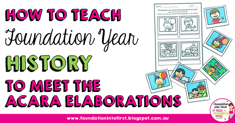How to teach Foundation Year History to meet the ACARA elaborations ...
