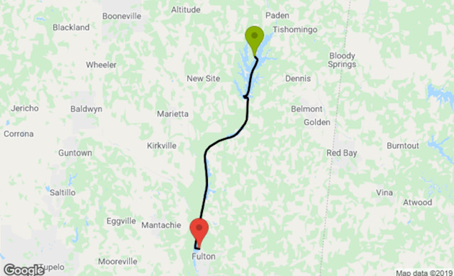 M/V Serenity: 15 November, 2019 Tenn-Tom Waterway Fulton, MS