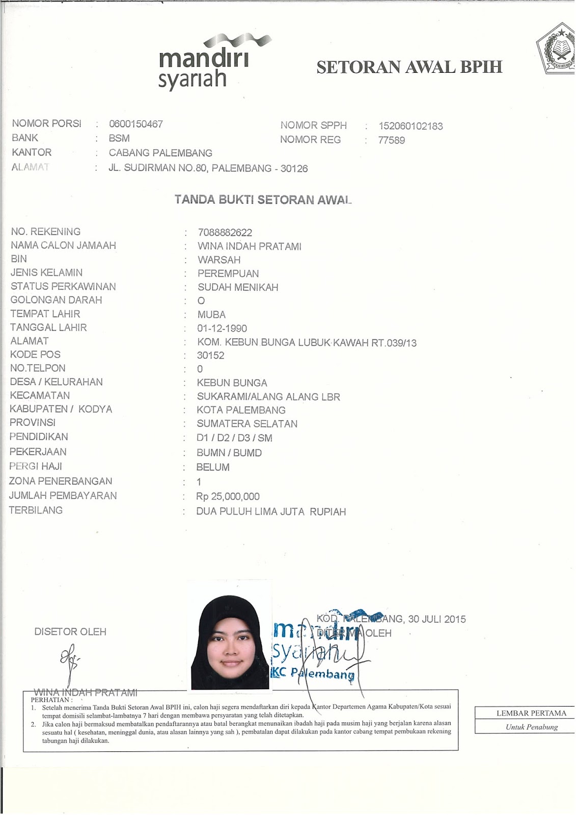 Life is for Sharing and Giving: Tata Cara Daftar Haji Reguler