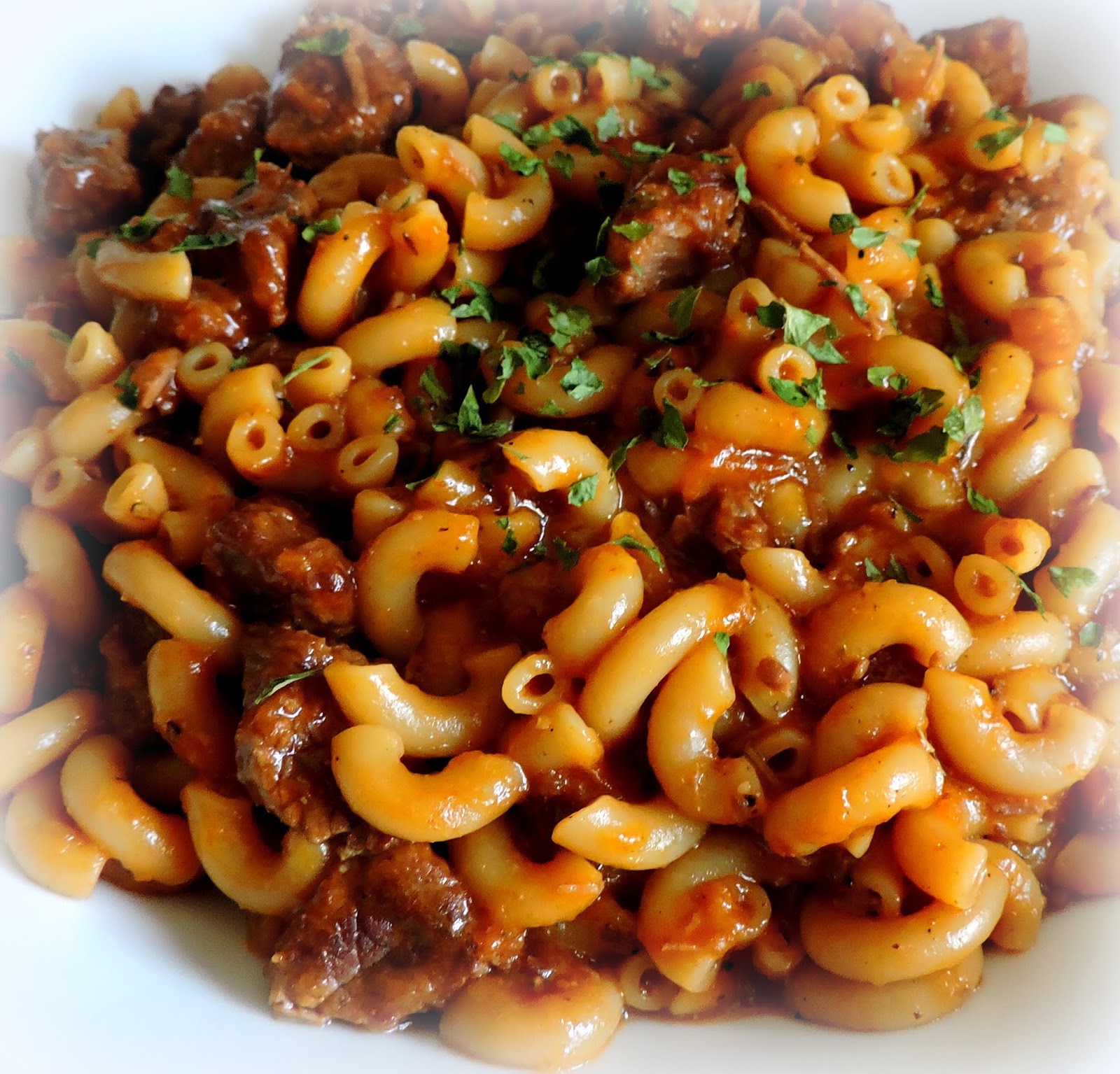 Stewed Steak & Macaroni | The English Kitchen