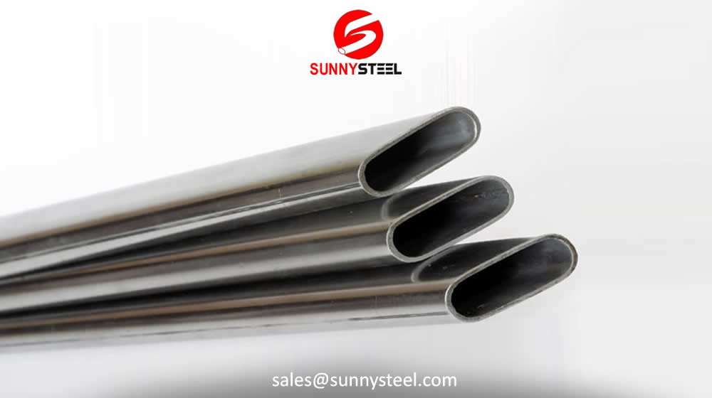 Stainless steel oval pipe