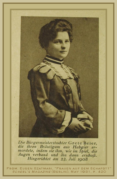 Unknown Gender History: Grete Beier, German Serial Killer, Murdered Her ...
