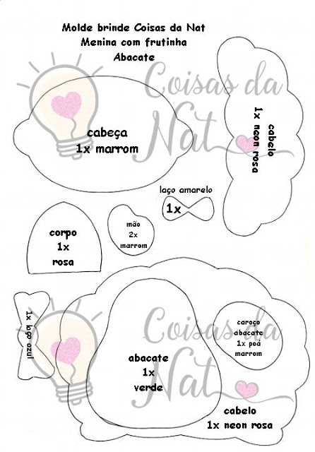 Artesanato com molde para imprimir em eva - Ver e Fazer