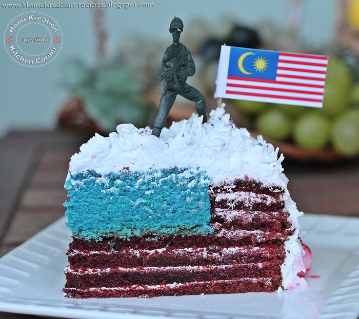 HomeKreation - Kitchen Corner: Merdeka Raya Cake