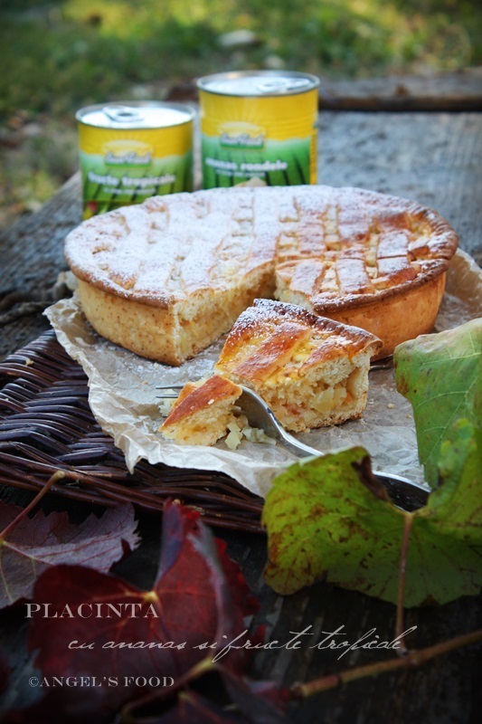 Angel's food: Placinta cu ananas si fructe tropicale Sun Food