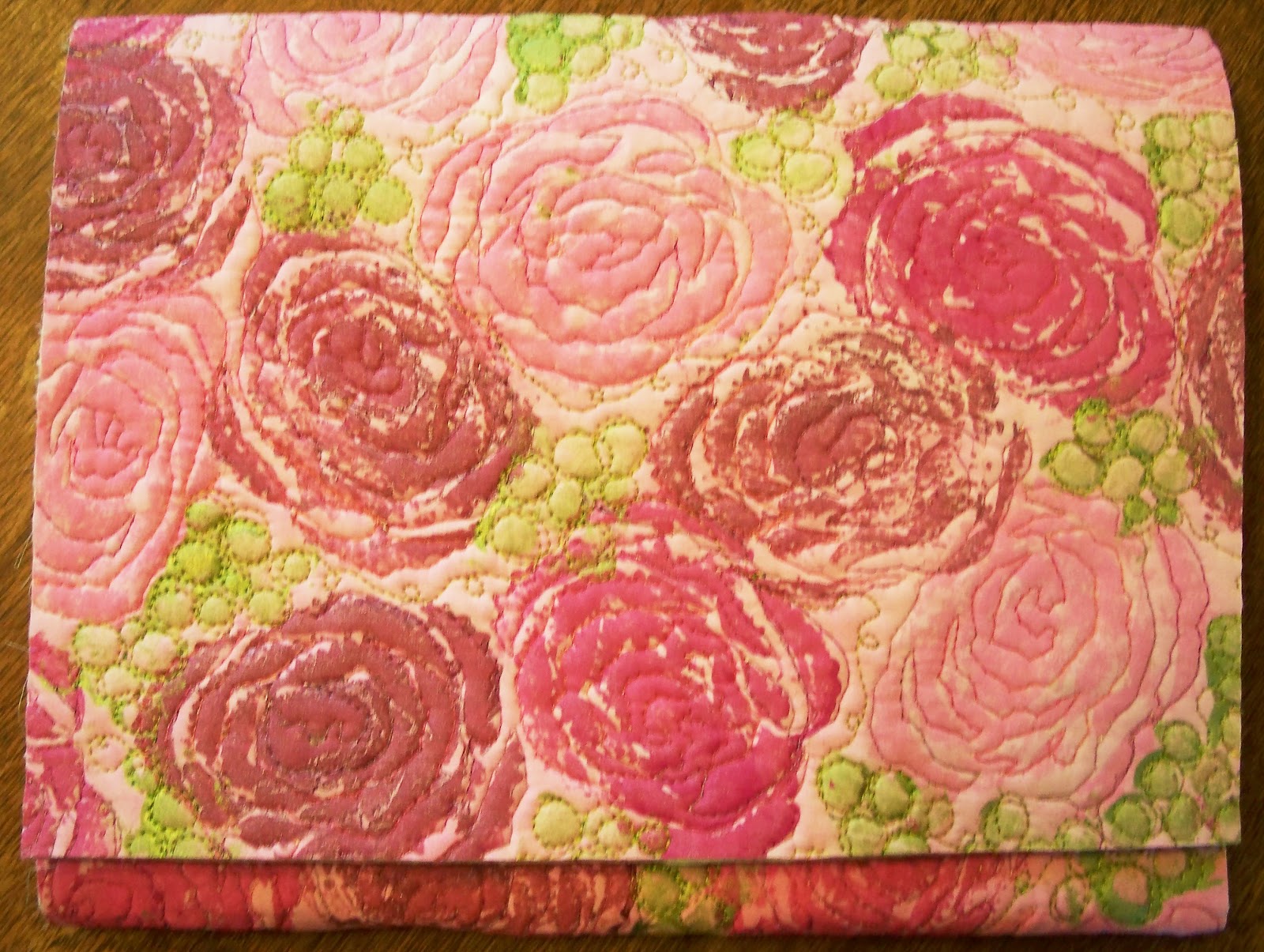 VLC Designs: Pink Celery Roses