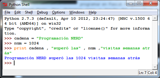 Python: Entrada y salida de datos estándar...