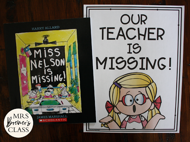 Miss Nelson Is Missing! | Book Study and Class Book Activity | Mrs ...
