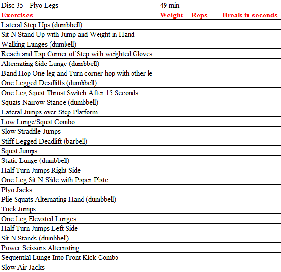 Saundra: STS Mesocycle 3 Strength -Worksheets