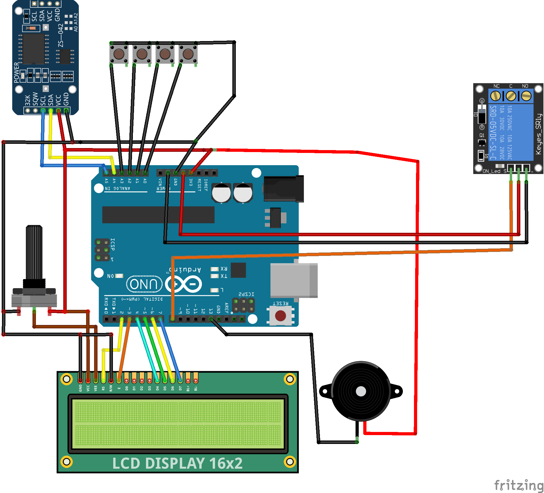 RTC based time control relay