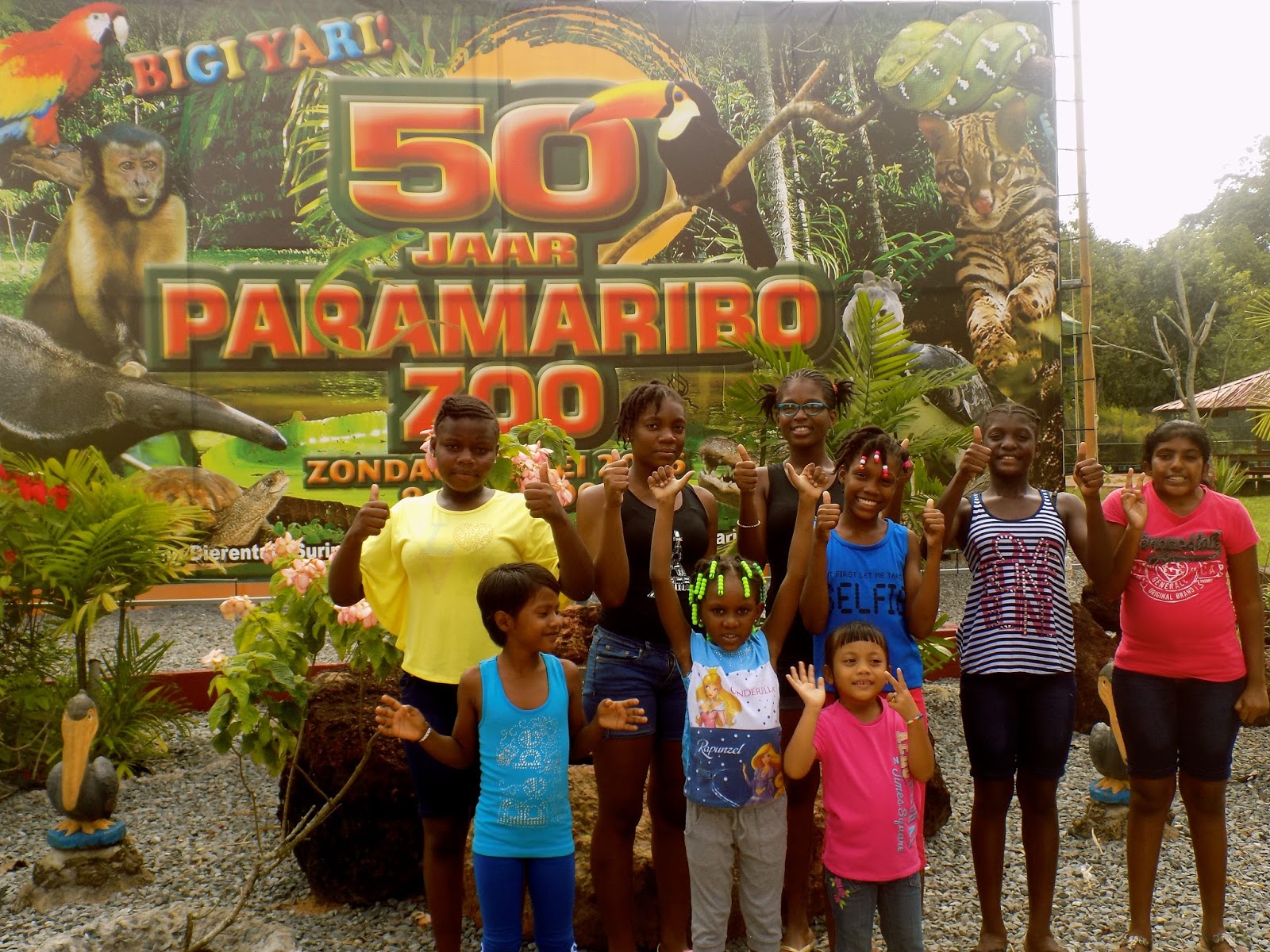 Sara In Suriname: Dag 109: Uitstap naar Paramaribo Zoo met de Kennedy ...