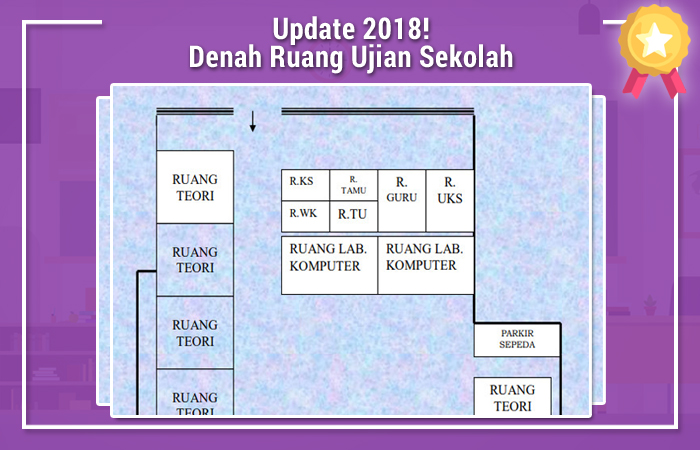 Denah Peserta Ujian Sekolah UTS UKK US UN - Ruang II - Ujian Sekolah SD/Mi