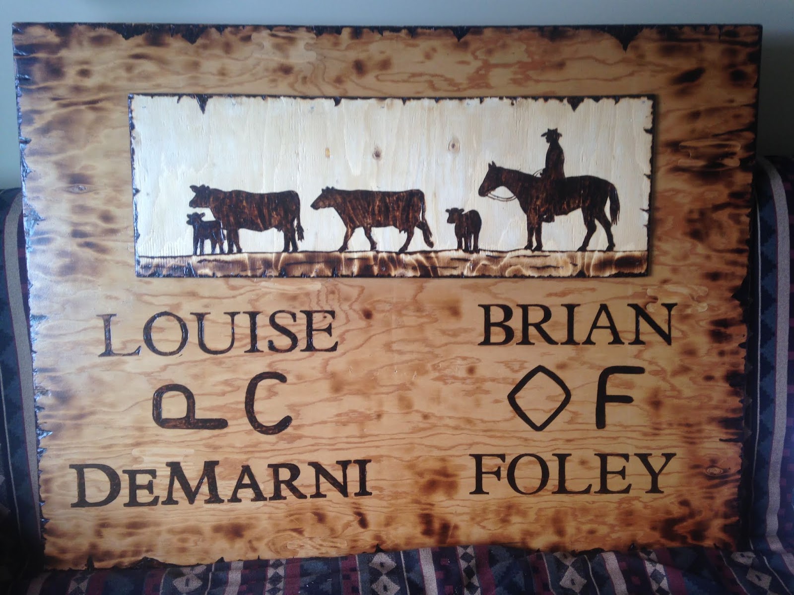 Creative "Try"als: DIY Ranch Sign