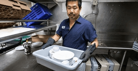 Kitchen Attendant Dishwasher Bell Sensplex Vacancy