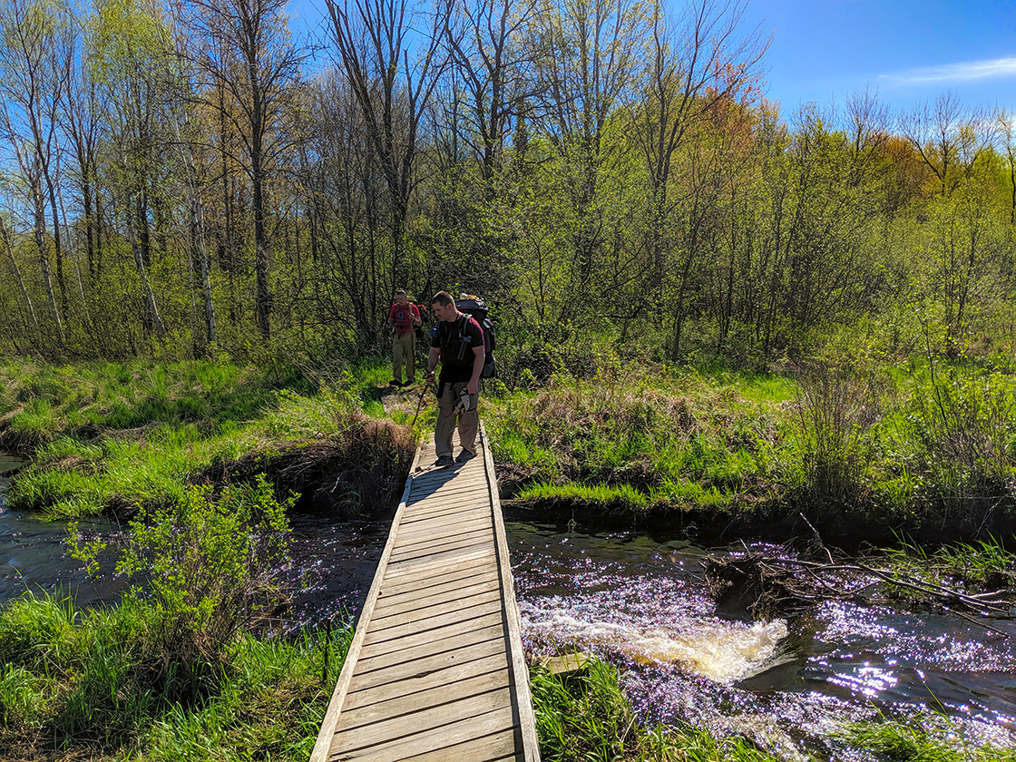 Hiking the Ice Age Trail Jerry Lake Segment