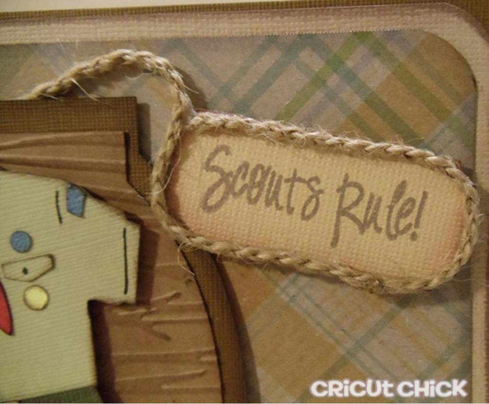 Simply Silhouette: Boy Scout Silhouette CardJoy's Life Design Team