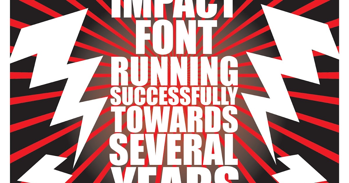 Impact Font Poster Design Pranaytony!