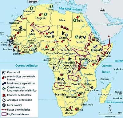 This Is Time For Africa: Mapa dos Conflitos no Continente Áfricano