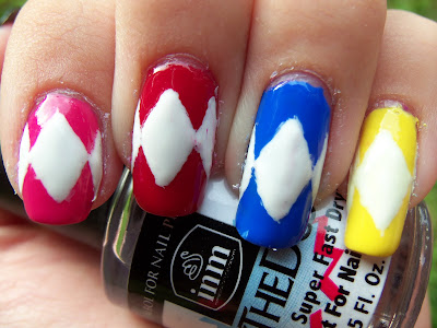 Meg's Manicures: GO GO POWER RANGERS!
