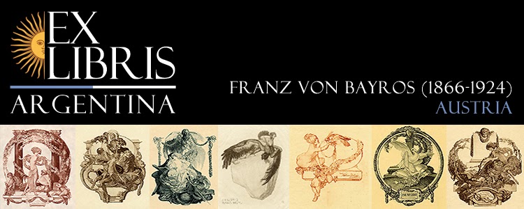 Ex Libris Argentina: FRANZ VON BAYROS. Austria (1866-1924)
