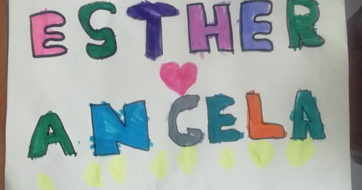 CLASE DE ESTHER: ¡¡QUÉ BONITO DIBUJO, ÁNGELA!!