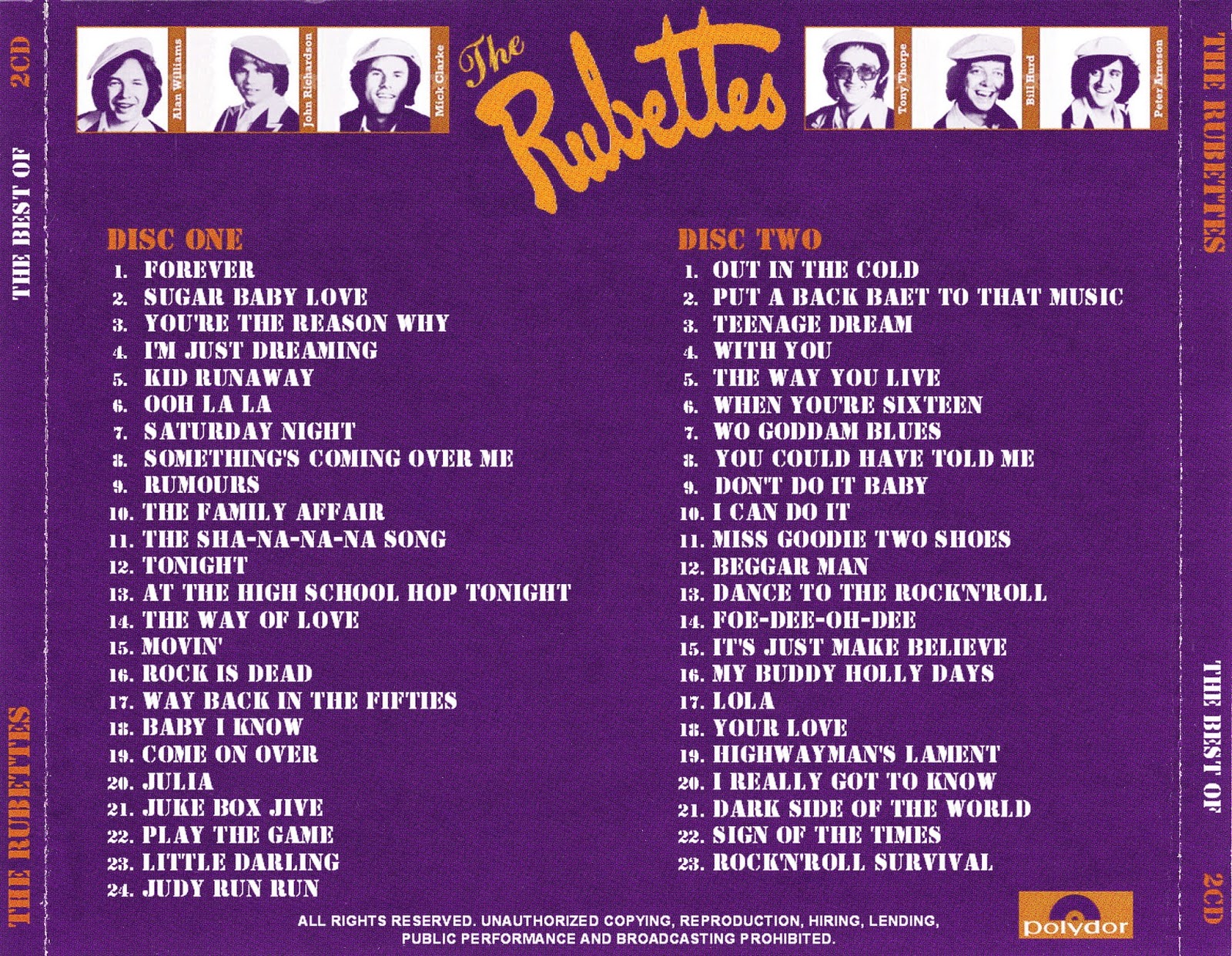 tornadosingles: The Rubettes - The best of 2