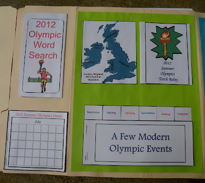 The Fantastic Five: Olympic Lapbook Learning
