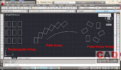 Penggunaan Rectangular Array Pada AutoCAD | Tips Triks AutoCAD