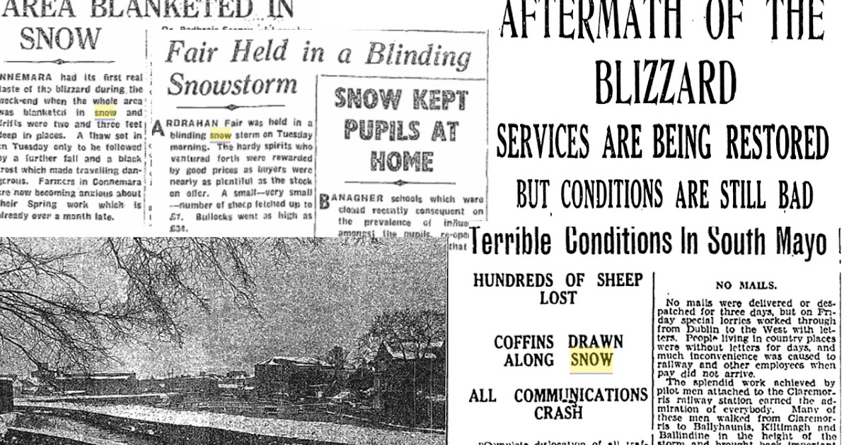 Ireland's "Big Snow": 70th anniversary