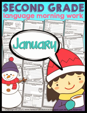 Here's an idea: Language Morning Work for 2nd grade: the sets, the ...