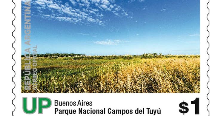 Álbum de Estampillas: Argentina 2019: Serie de sellos UP "Parques ...