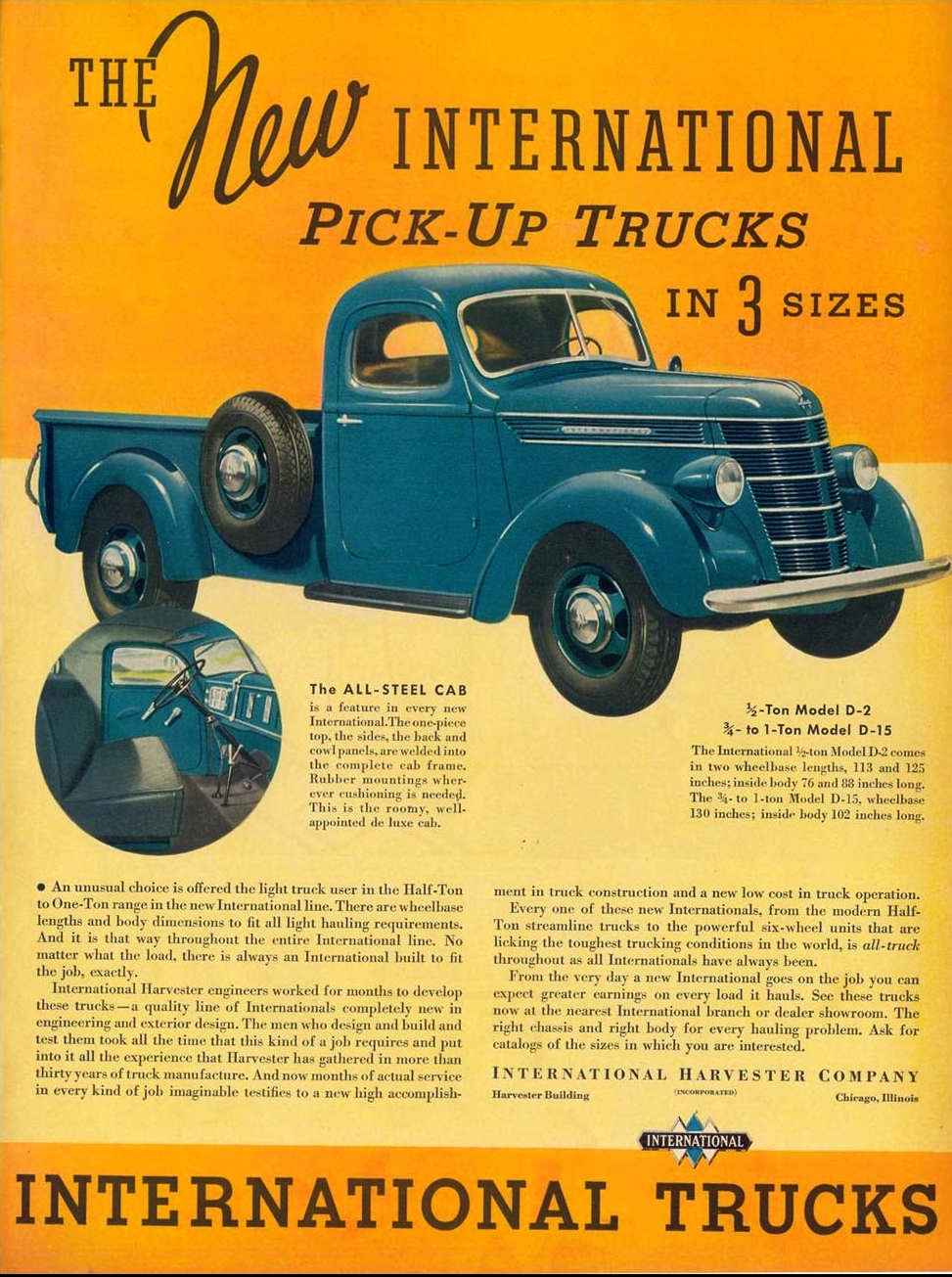 transpress nz: by International trucks to the Belgian Congo, 1937