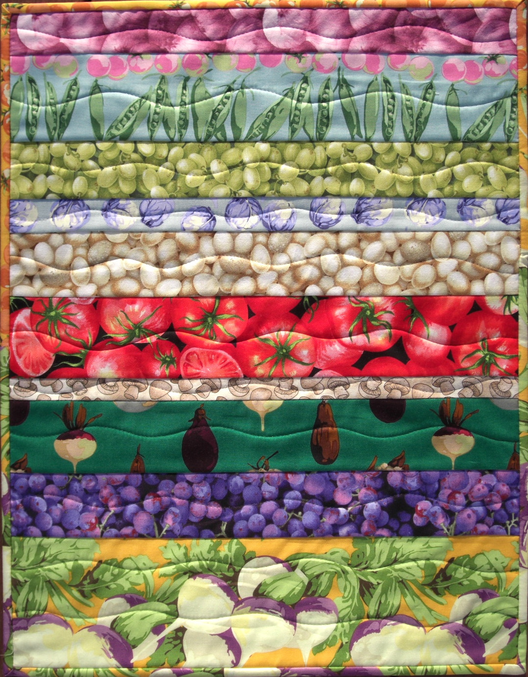 Karen Griska Quilts: Wall Quilt for Foodies