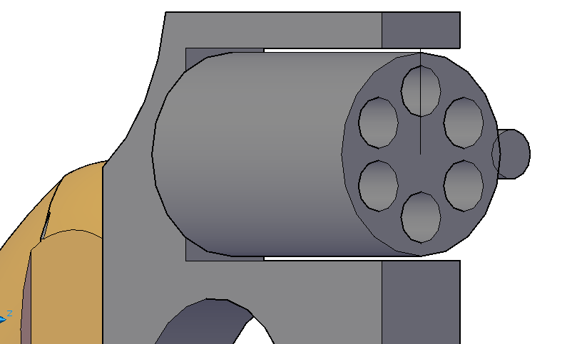 CAD designing: How to make a 3D revolver in autoCAD 2010