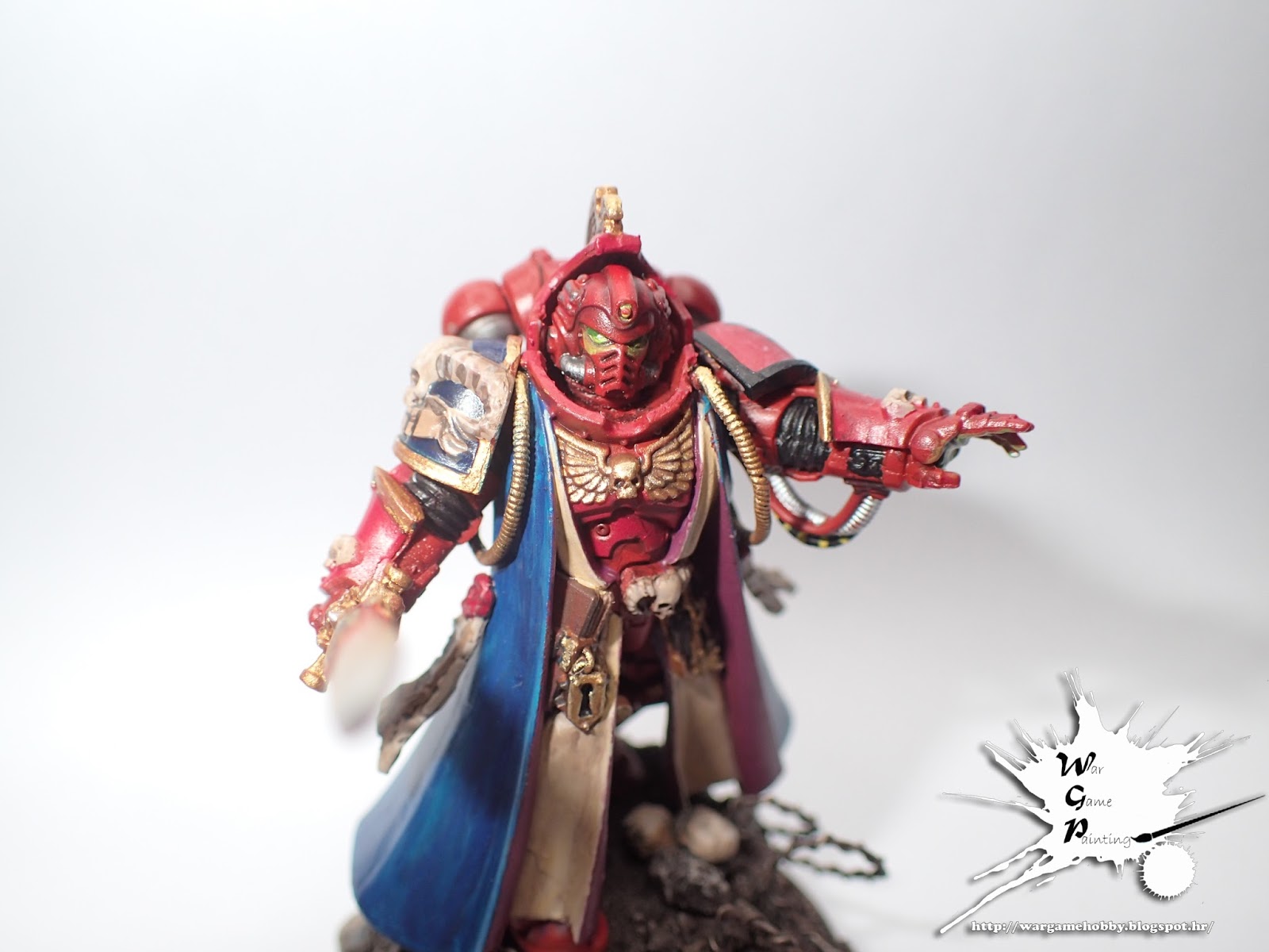 WarGameHobby: New Primaris Librarian in Blood Angels colors