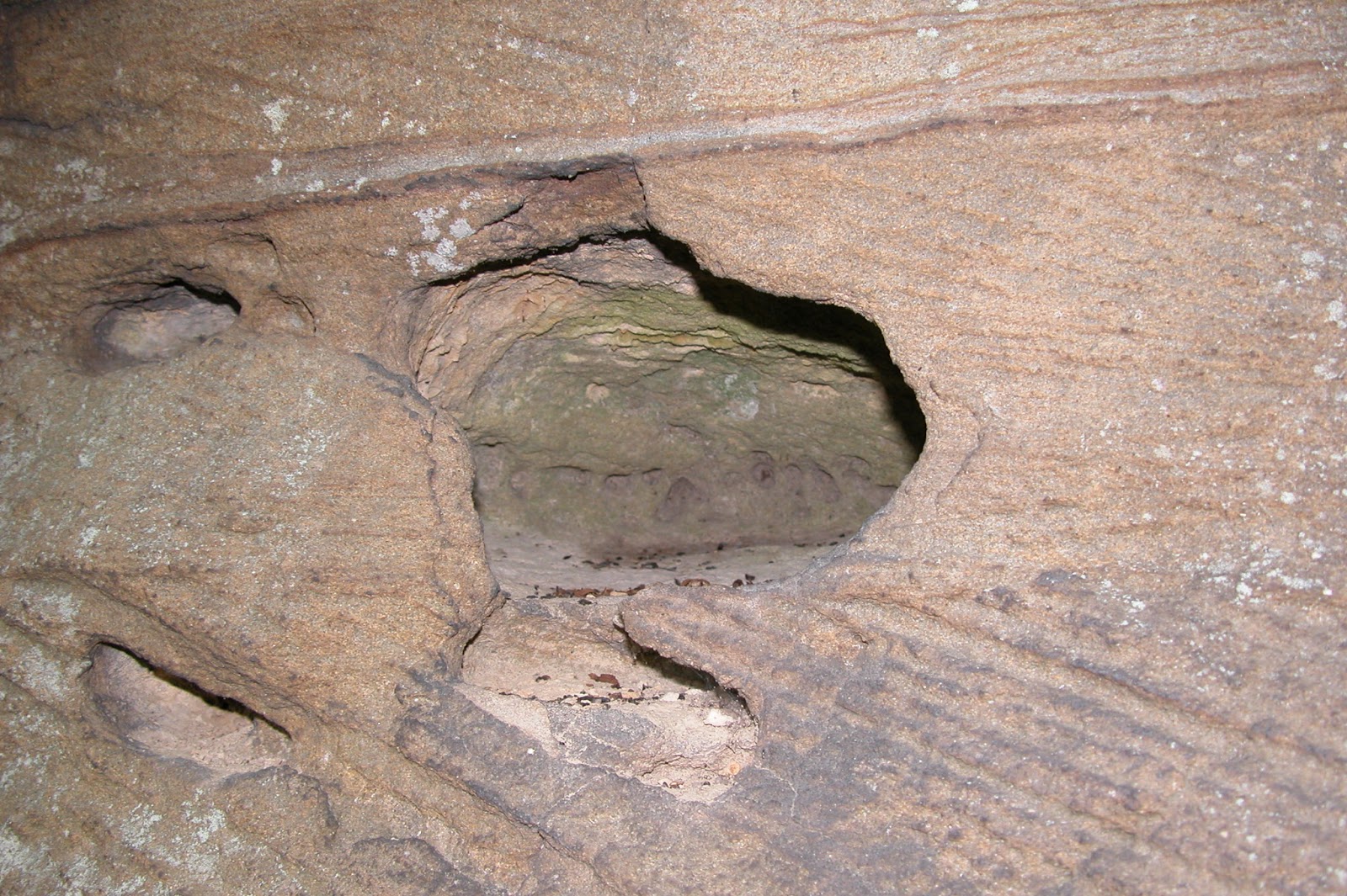 Earth Insight Cache: Sandstone weathering, exfoliation