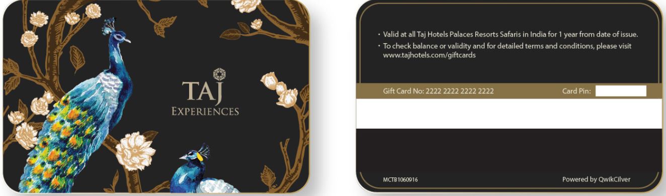 SAVE MONEY TIPS AND TRICKS: TAJ EXPERIENCE GIFT CARDS AND EXTENSION OF ...