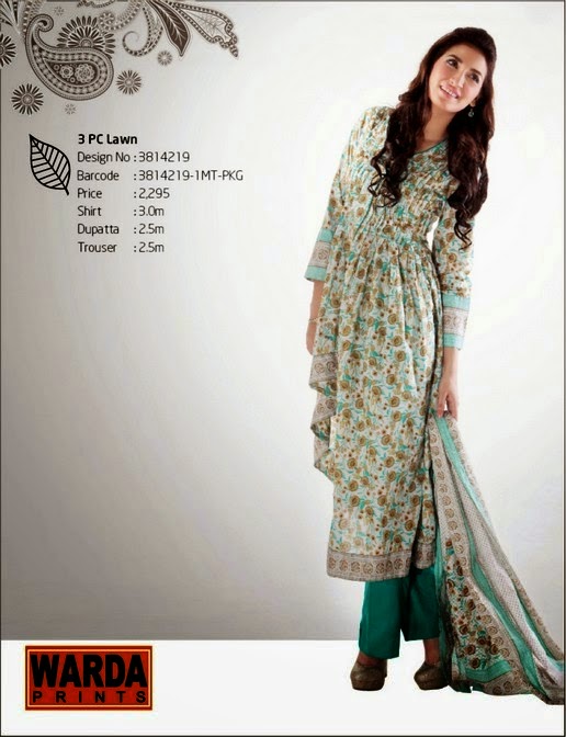Warda Designer Summer Collection 2014 Vol-2 ~ Pakistani Dress Designs