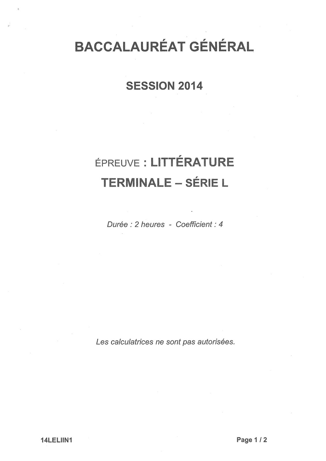 LETTRES CO Sujets De Bac L Litt rature Pondich ry 7 Avril 2014 lettres-co-sujets-de-bac-l-litt-rature-pondich-ry-7-avril-2014
