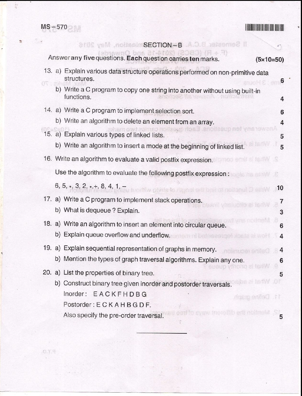 Bangalore University b.c.a. Computer Science bca - 203 : data ... Bangalore University b.c.a. Computer Science bca - 203 : data ...