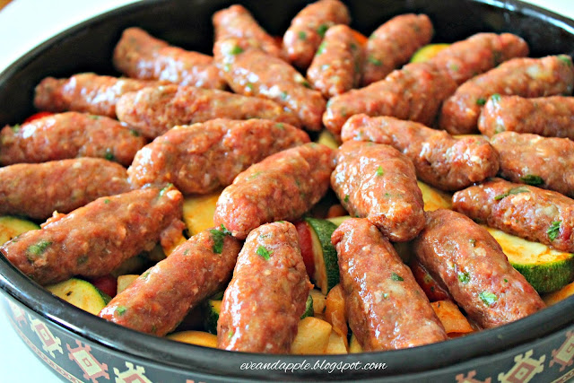 Eve and Apple: Tepsis kebab zödségekkel