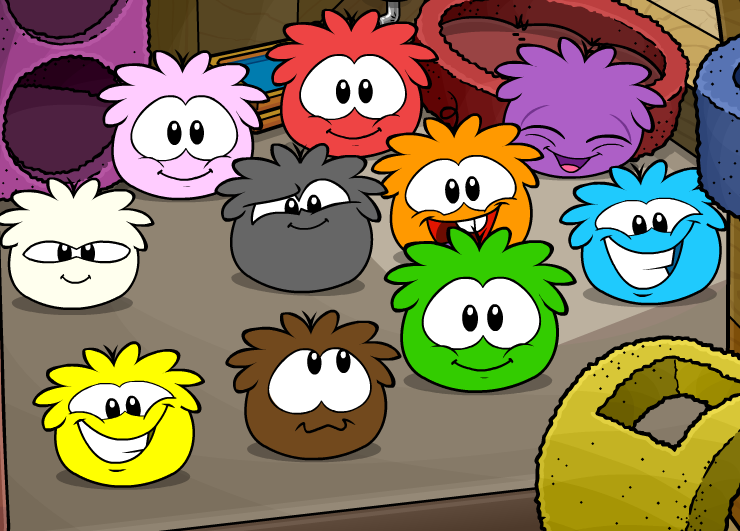 algunos trucos de club penguin: Puffles