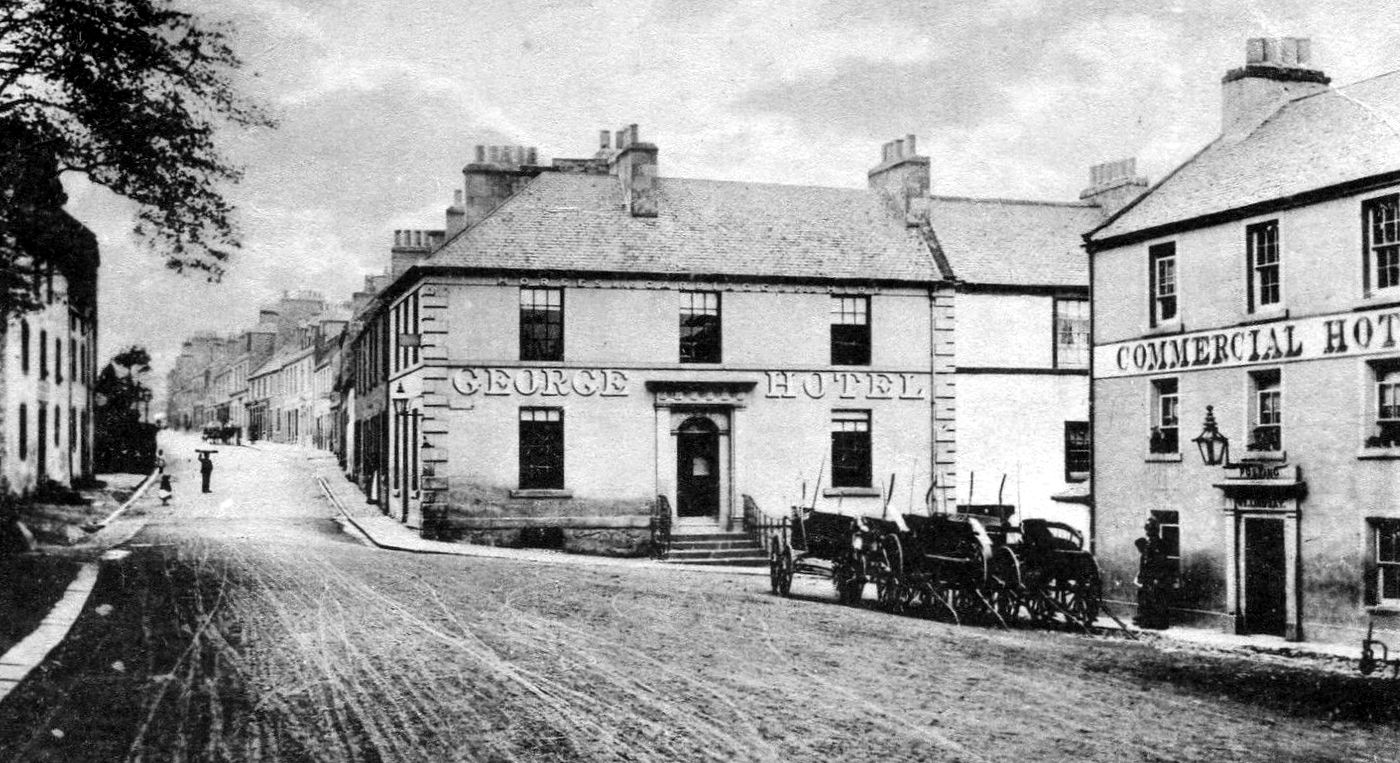 Tour Scotland: Old Photograph East Port Street Newburgh Fife Scotland
